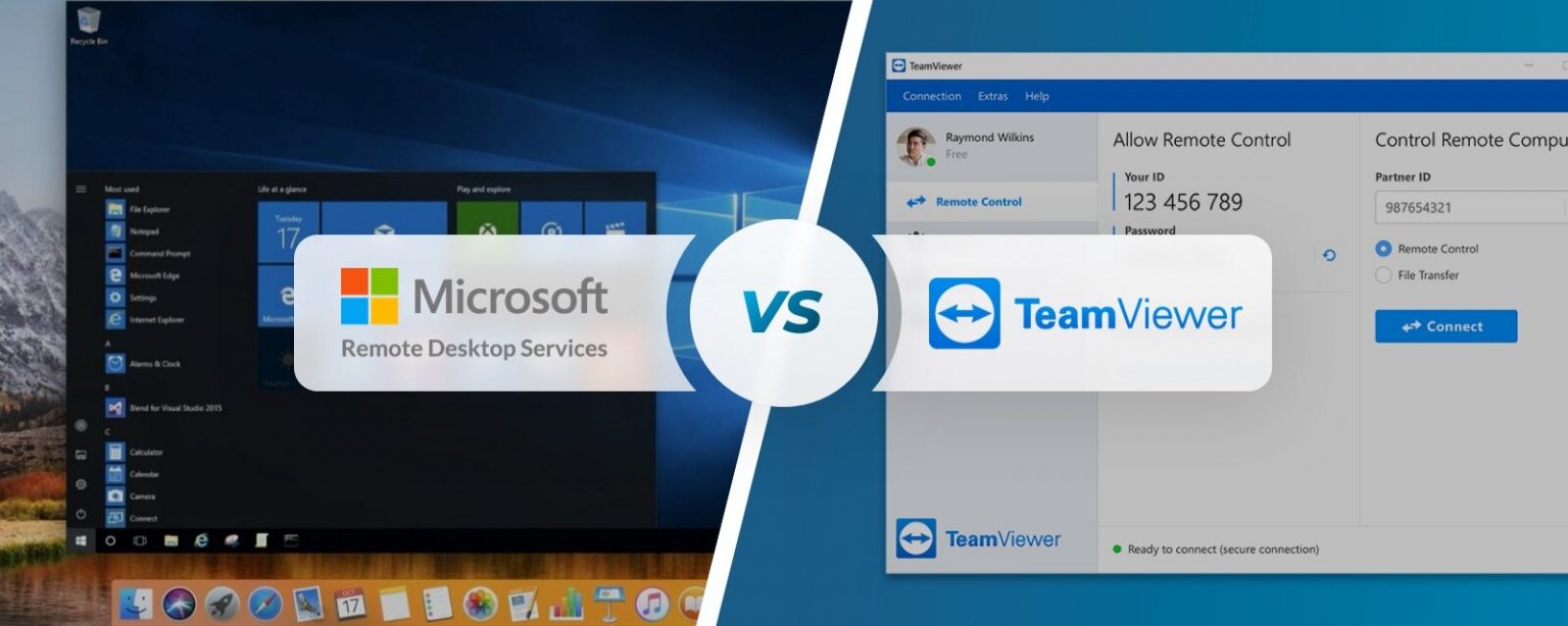 Teamviewer vs Remote Desktop Protocol. What is the difference?