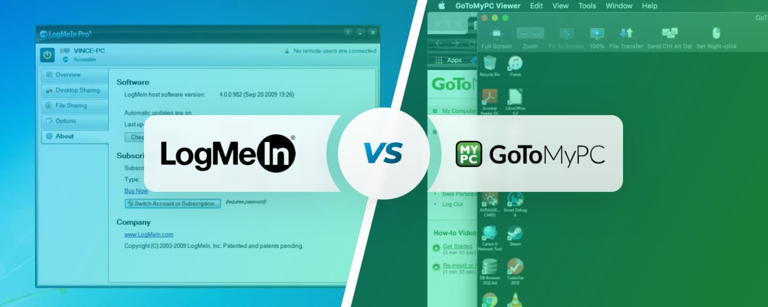 GoToMyPC vs LogMeIn | 2023 Remote Desktop Software Comparison