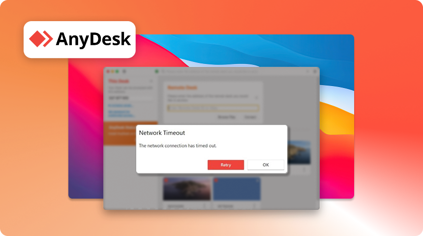 How to Fix AnyDesk Network Timeout Issue