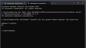 Enable Remote Desktop - Command Line Methods