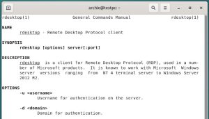 rdesktop - Linux RDP Client